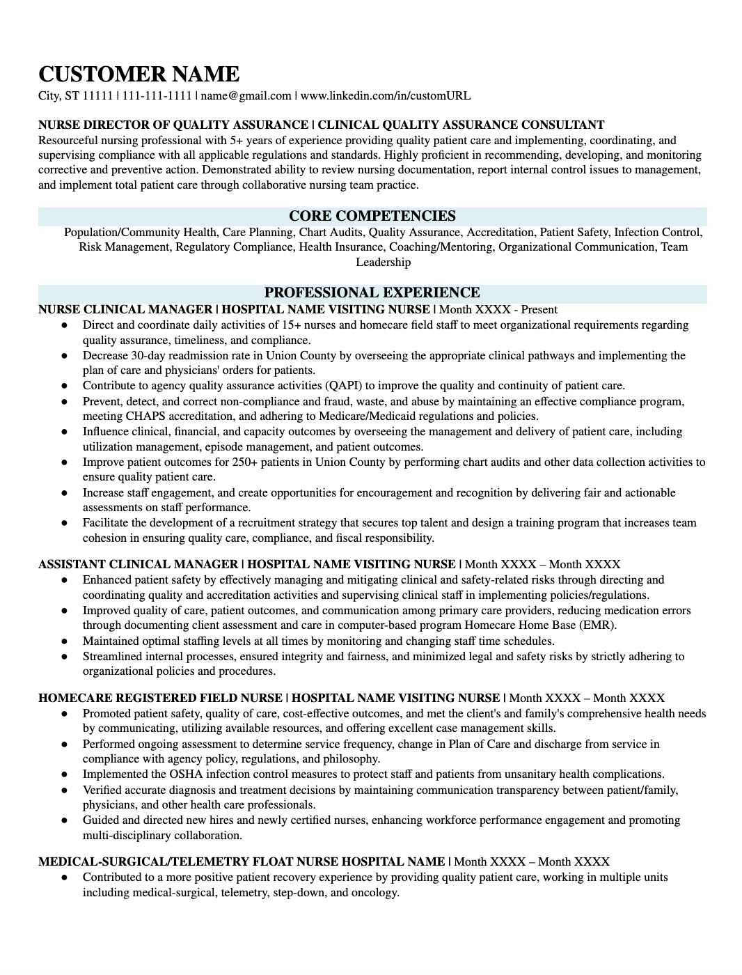 Samples - Job Search Genius