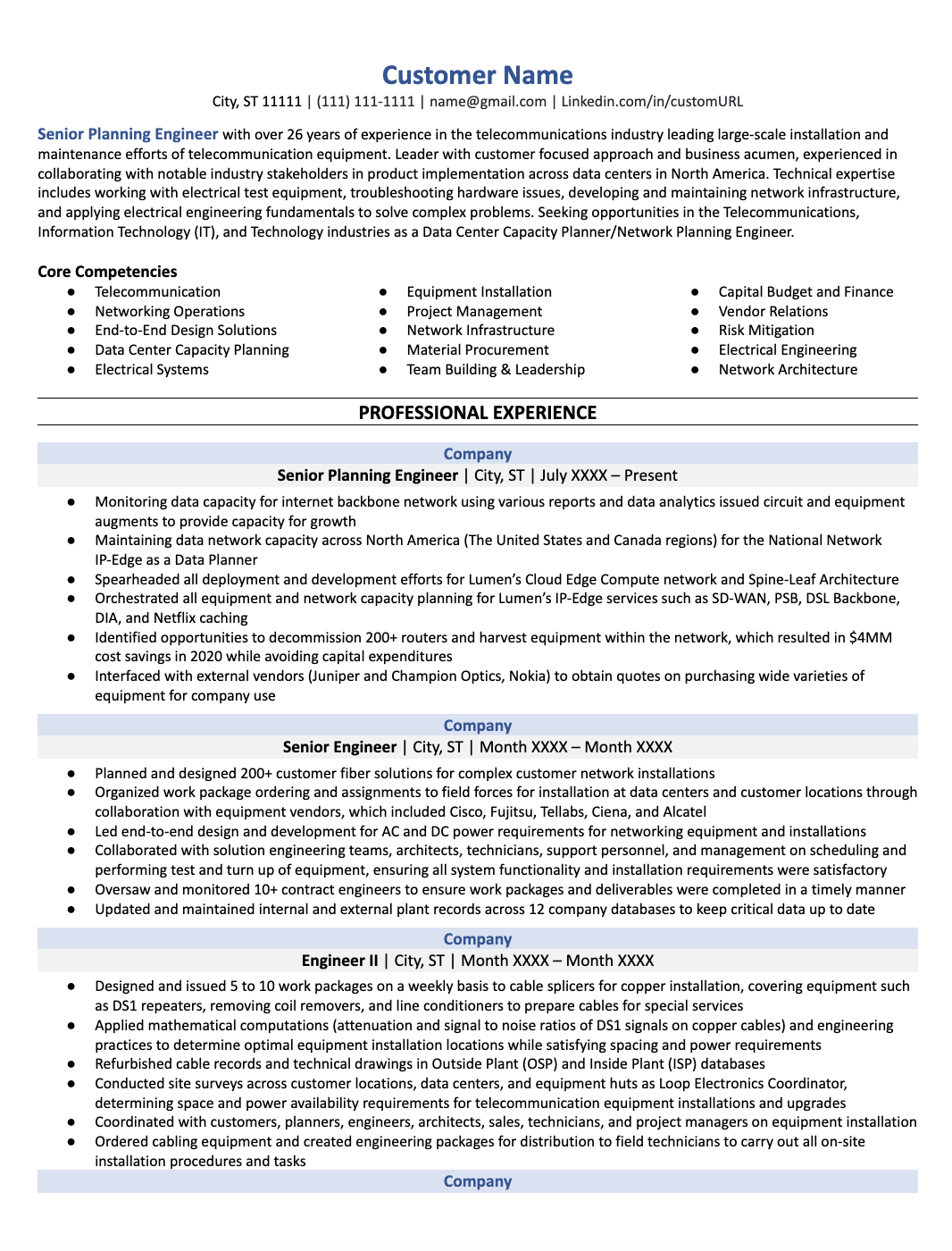 Samples - Job Search Genius